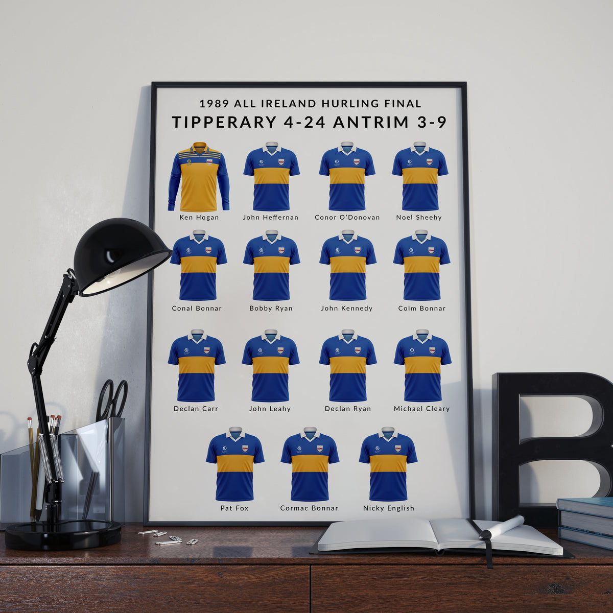 Tipperary 1989 Hurling GAA Poster – KobeDesigns.com